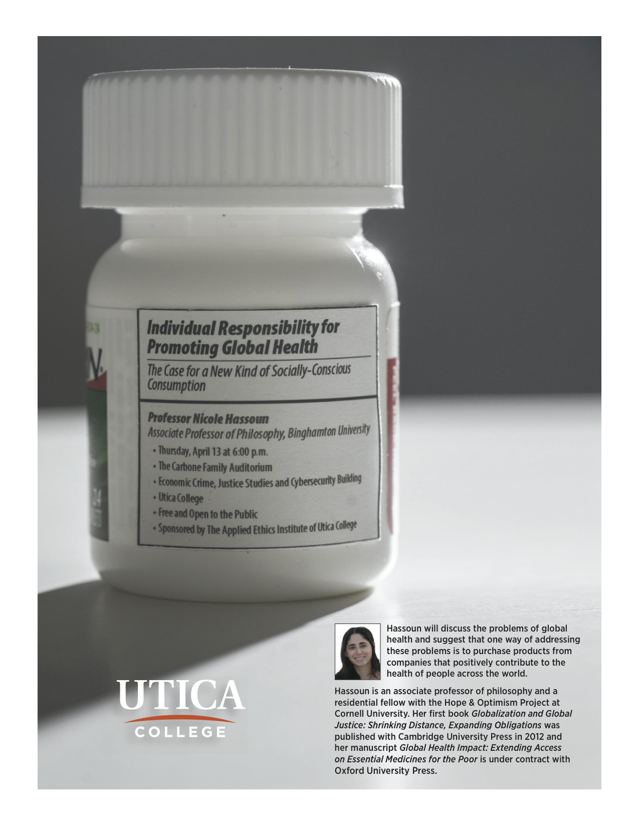 The Applied Ethics Institute at Utica University - Nicole Hassoun ...